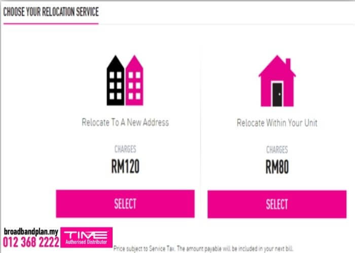 Time Internet Relocation - Broadband Coverage